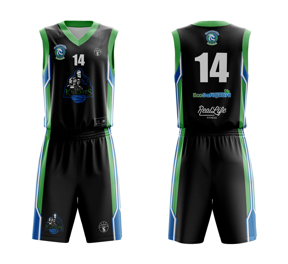 STARTING 5 Sublimated Basketball Kit Single-Sided Example 19 – starting5
